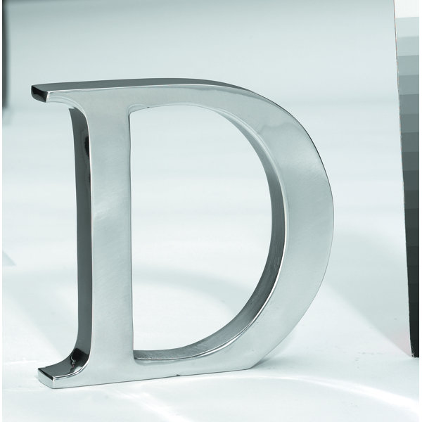 Ebern Designs 6" Tall Aluminum Letter Block D - Wayfair Canada