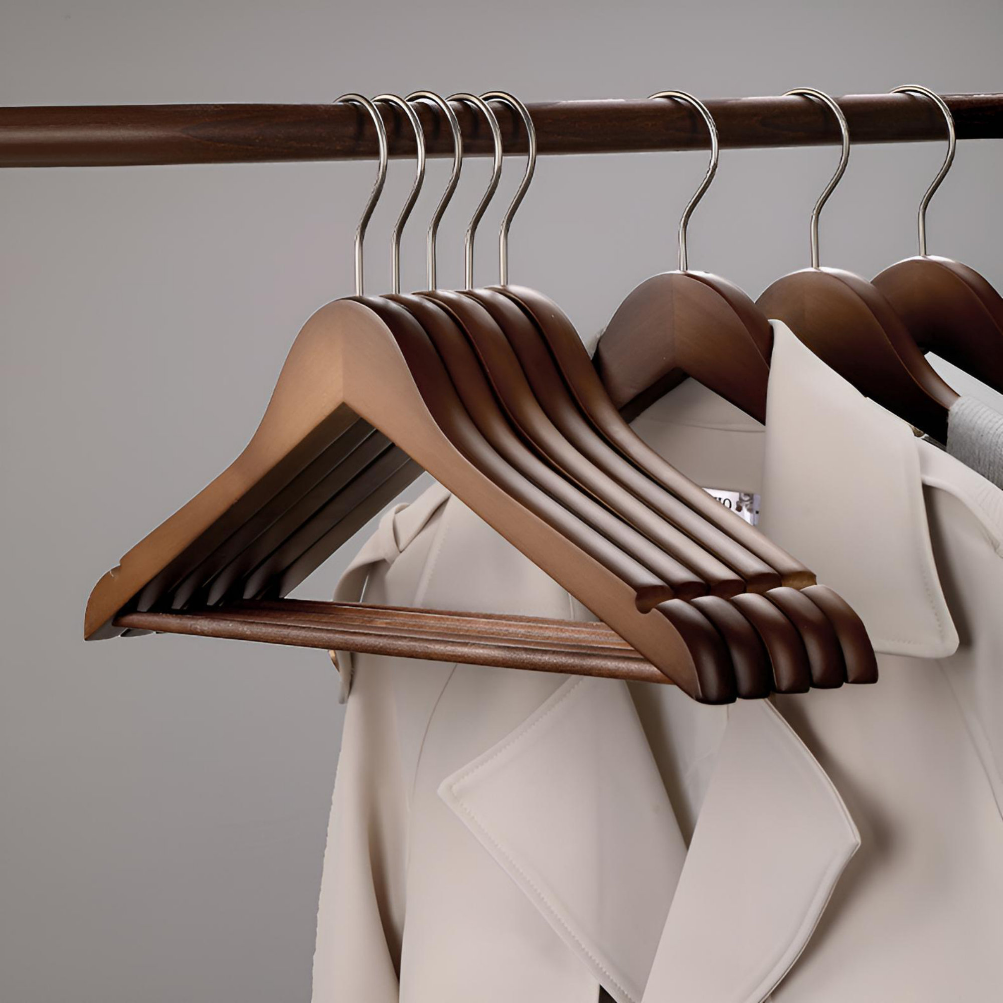Wildon Home® Professional Garment Hangers - Anti-Slip Clothing System ...