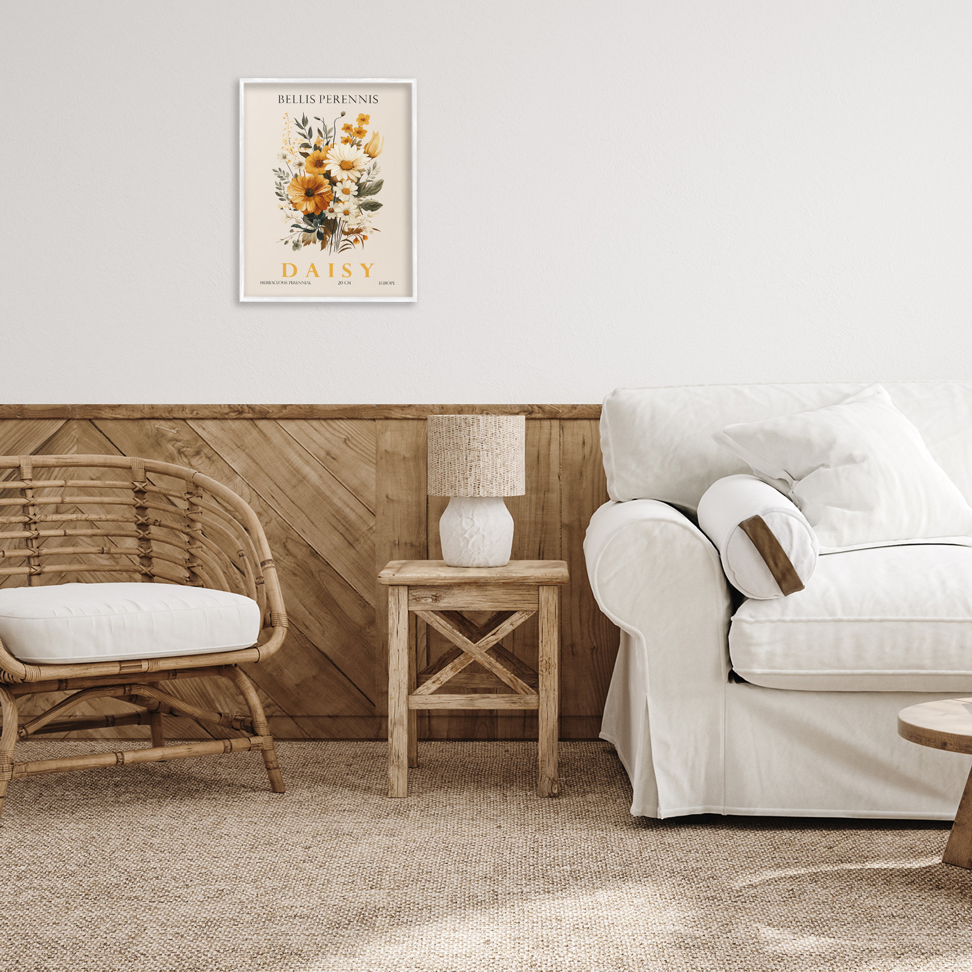 August Grove® Nature Daisy Bundle Framed Giclee, design by Christopher ...