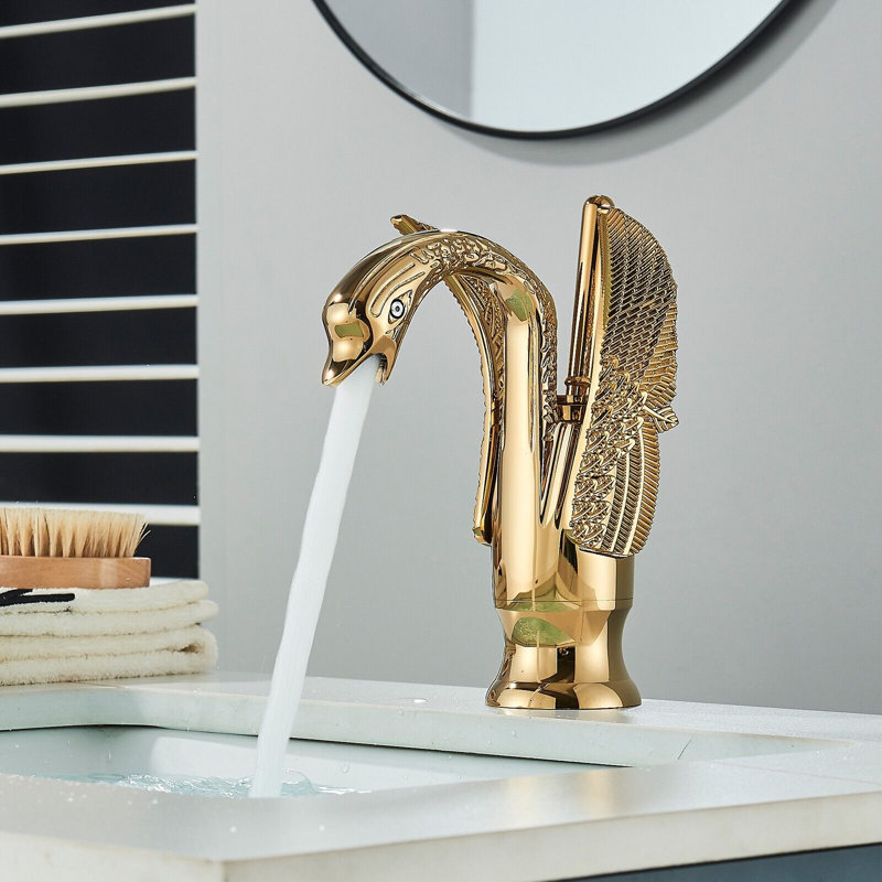 Senlesen Single Hole Faucet Single-handle Bathroom Faucet | Wayfair