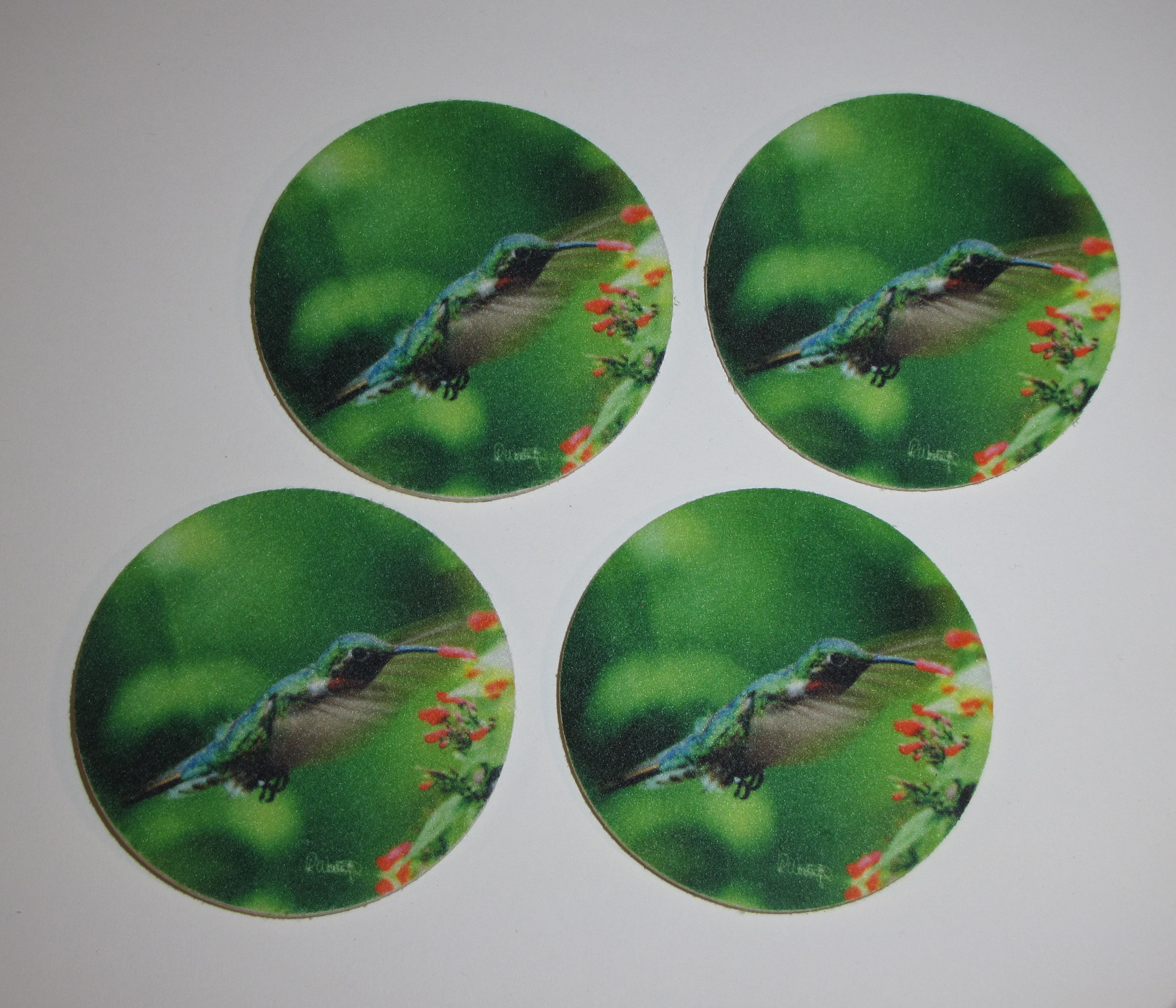 Metrotex Designs Hummingbird Design Coaster | Wayfair