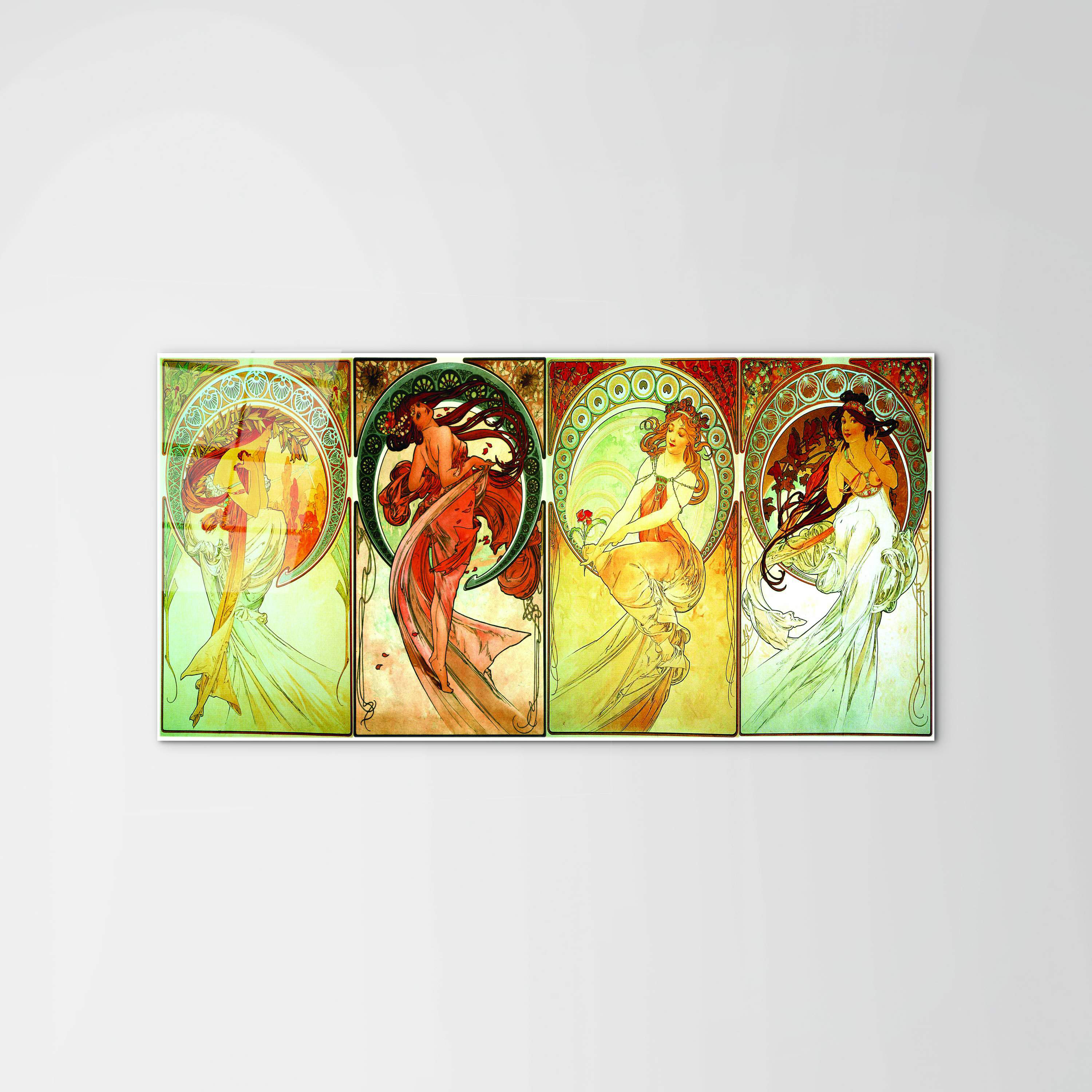 Ebern Designs Homage to Mucha - Poetry, dance, painting, music 50cm H x ...