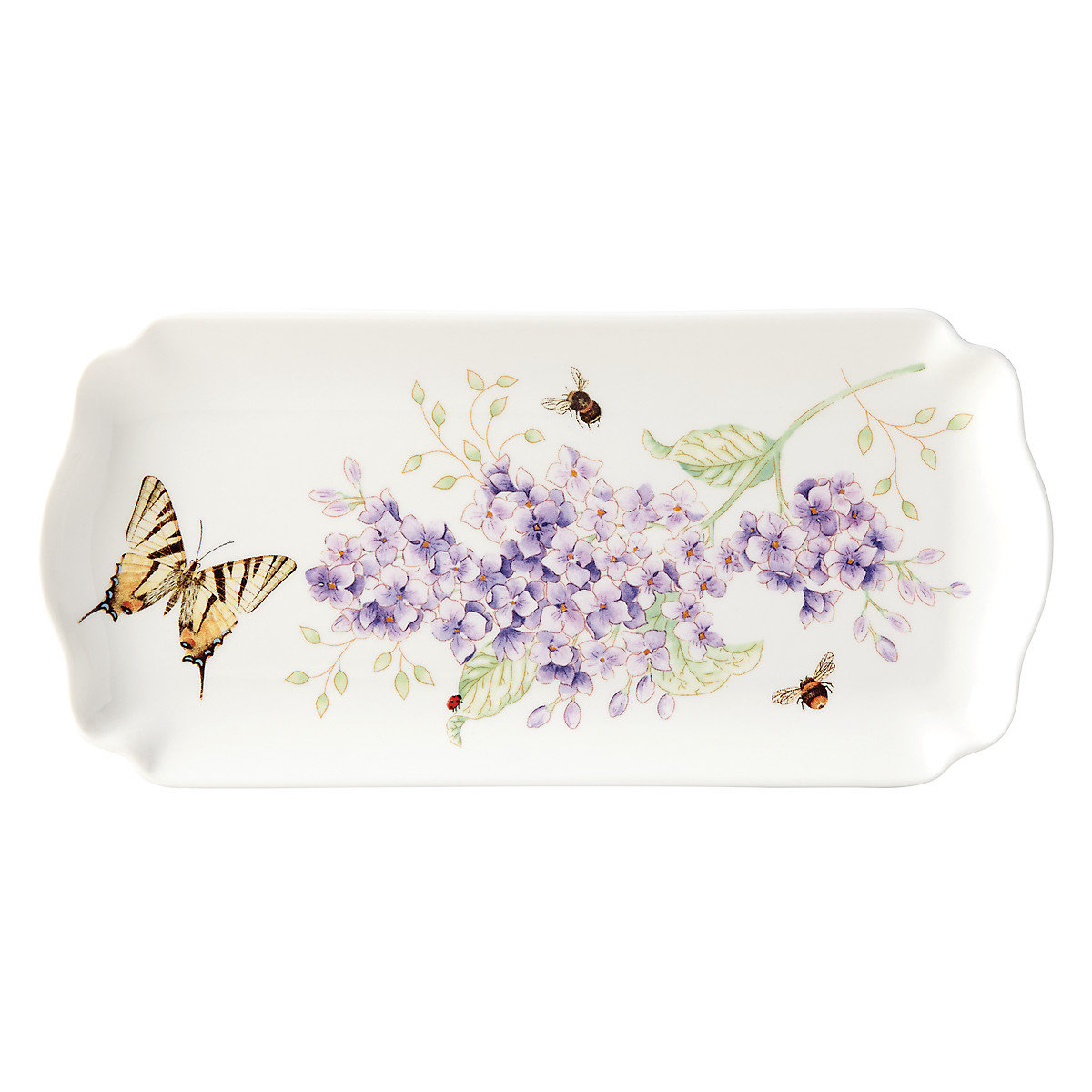 Lenox Butterfly Meadow Rectangular Tray & Reviews | Wayfair