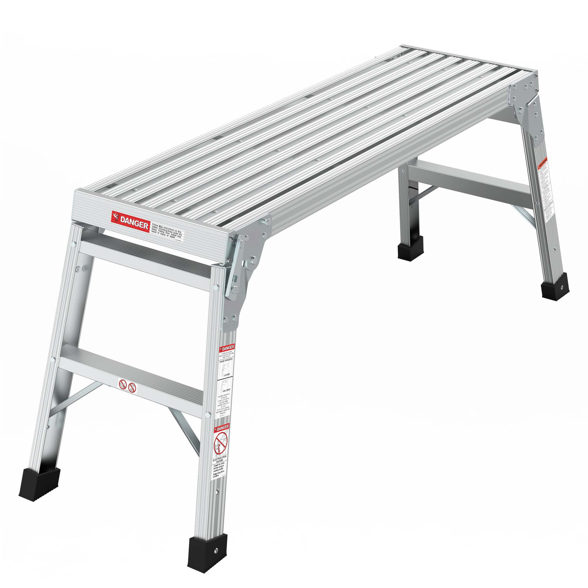 Ivy Bronx Work Platform Aluminum Portable Bench | Wayfair
