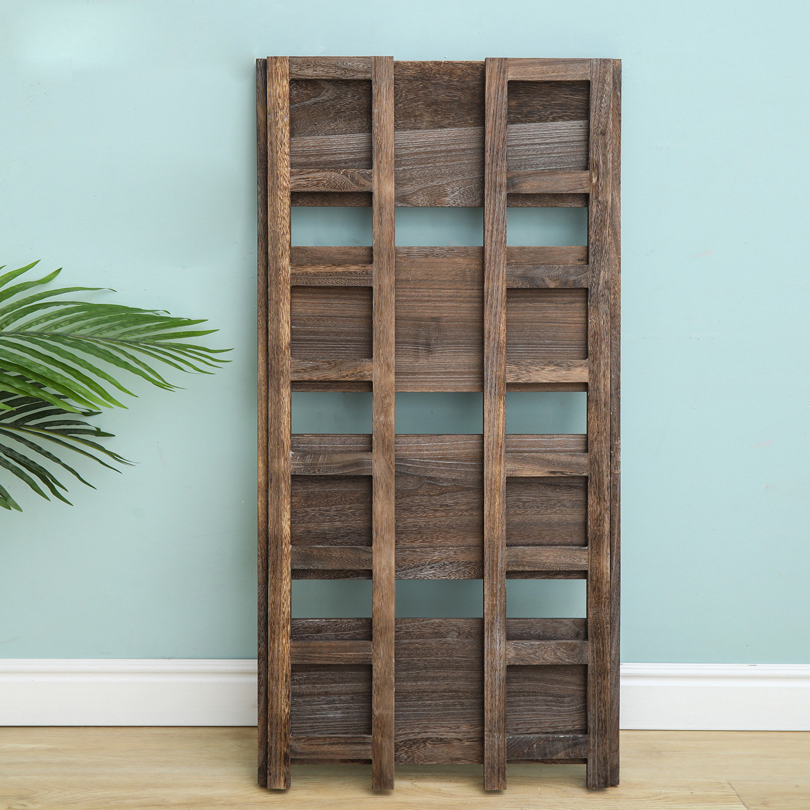 Gracie Oaks Arystan 3 Layers Folding Bookshelf & Reviews | Wayfair