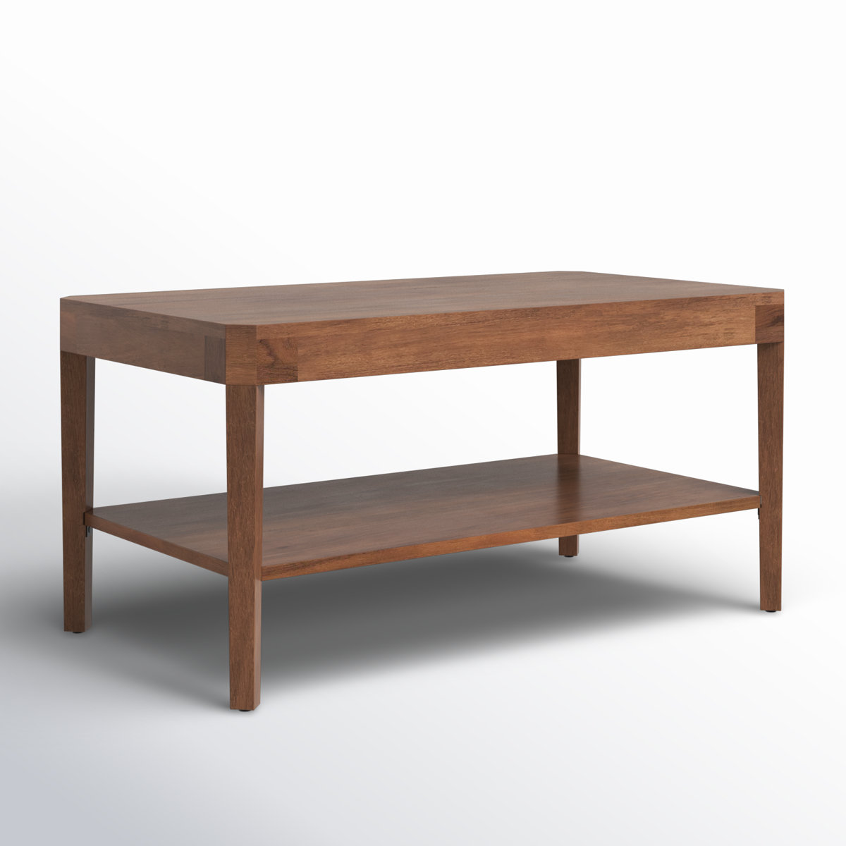 Birch Lane™ Ardentown Solid Wood Frame Coffee Table with Storage ...