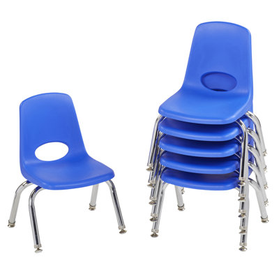 Factory Direct Partners Stacking Classroom Chair ( Set of 6 ) & Reviews ...