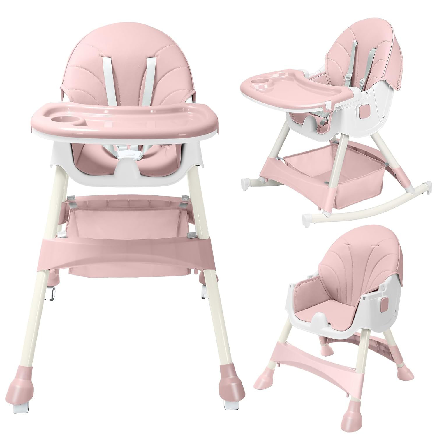 One Allium Way® 4-In-1 Convertible Baby High Chair - Grows With Child ...