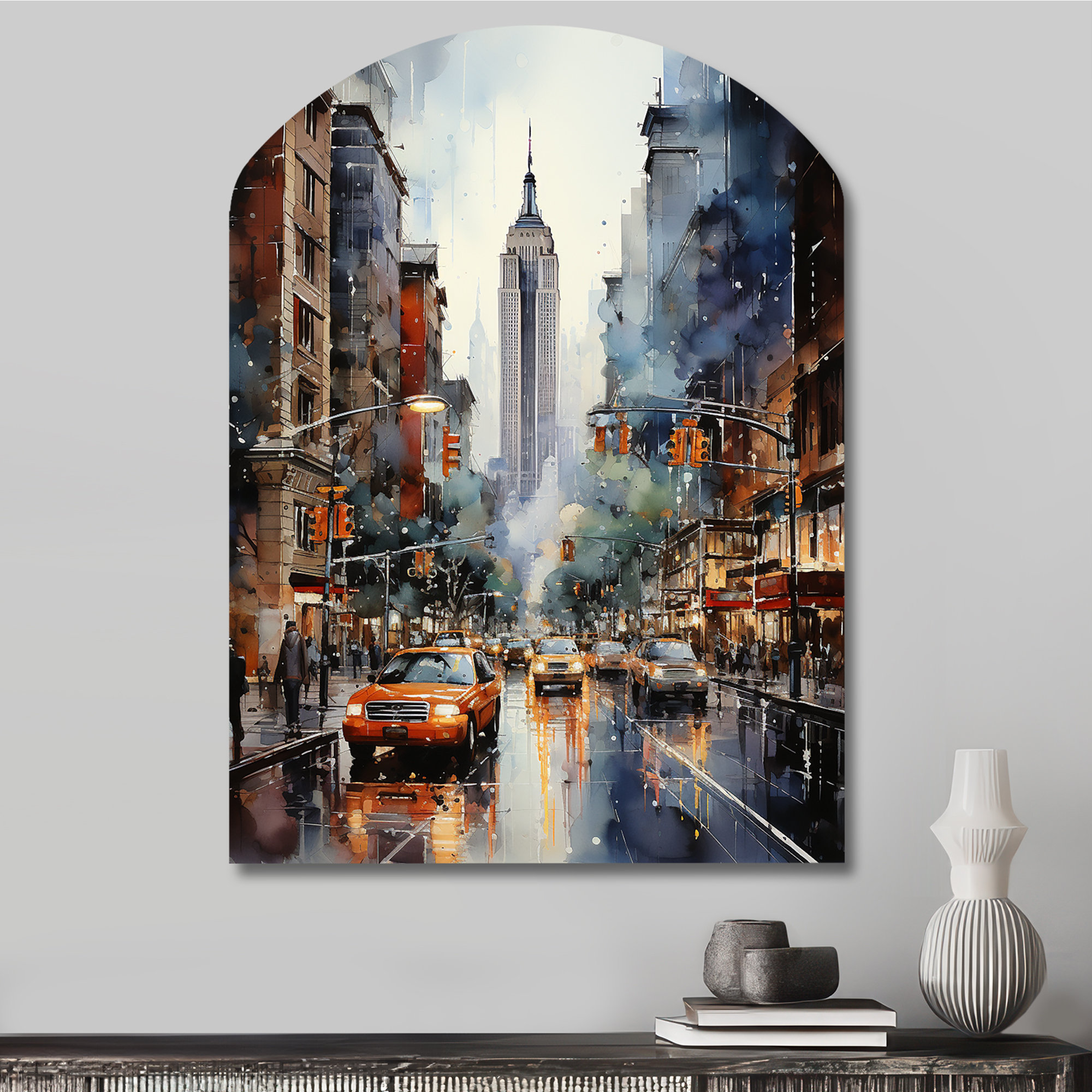 Design Art New York City That Never Sleeps II - New York Arch Shape ...