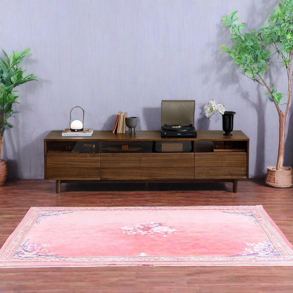 moonlight design Solid wood new Chinese TV cabinet - Wayfair Canada