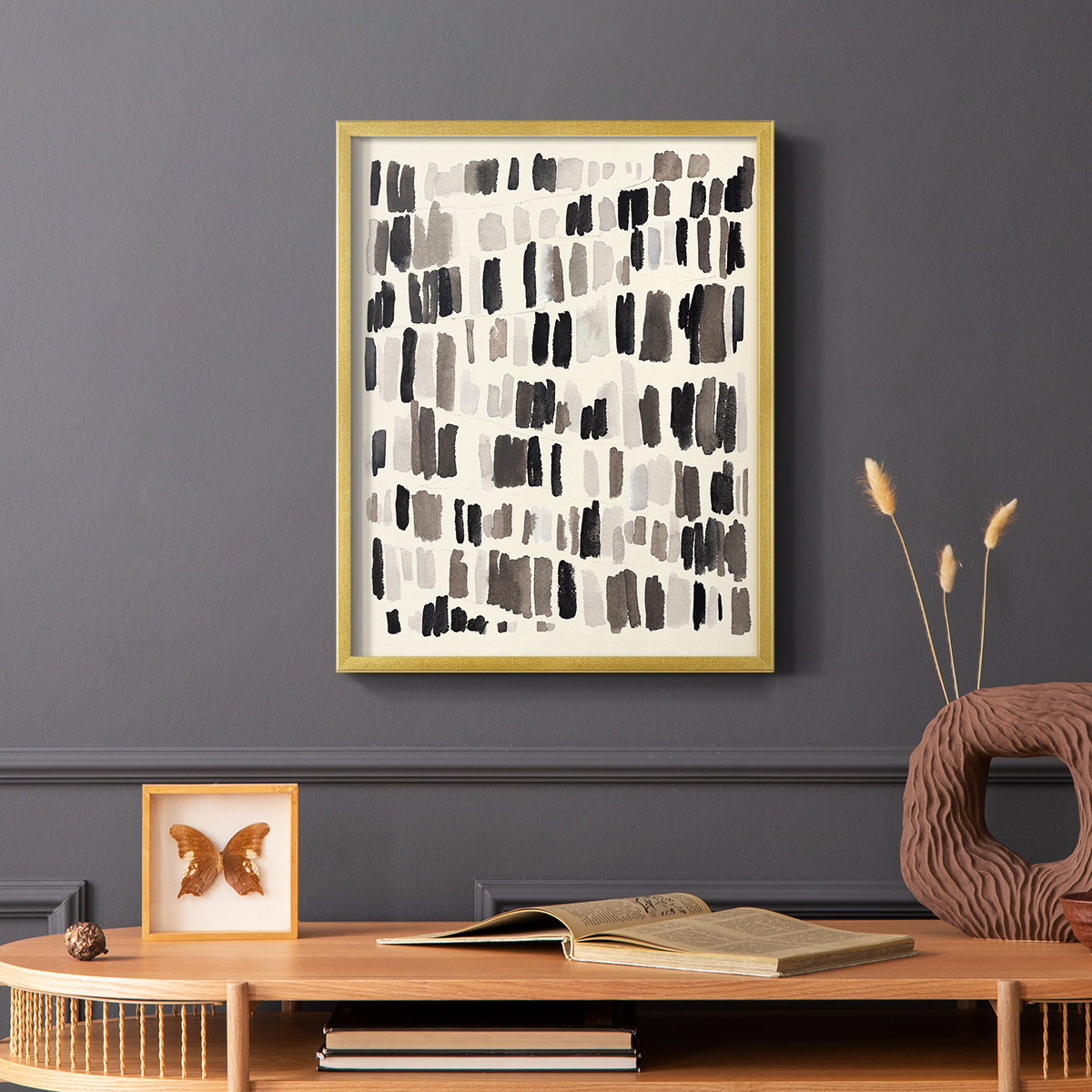 Wrought Studio™ Chalk and Flint I Framed Print - Solid Wood | Wayfair