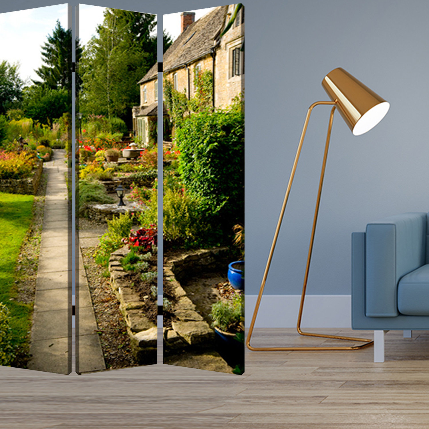 Red Barrel Studio® Esme 3 Panel 6ft Room Divider | Wayfair