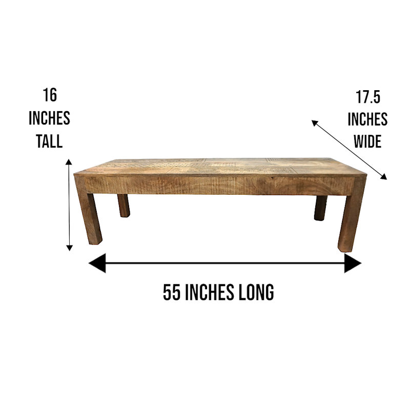 Loon Peak® Jeanea Solid Wood Coffee Table | Wayfair