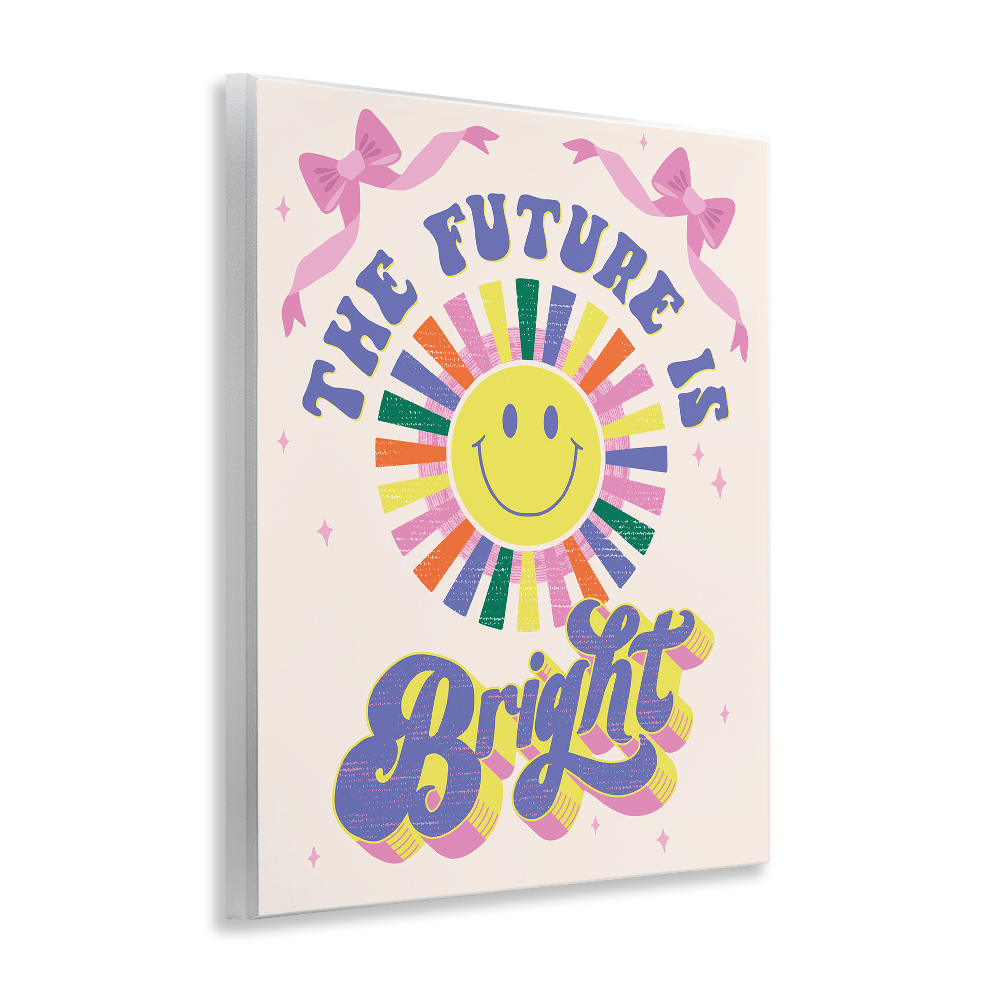 Dakota Fields Groovy Future Is Bright Wall Plaque Art by Muffin Grayson ...
