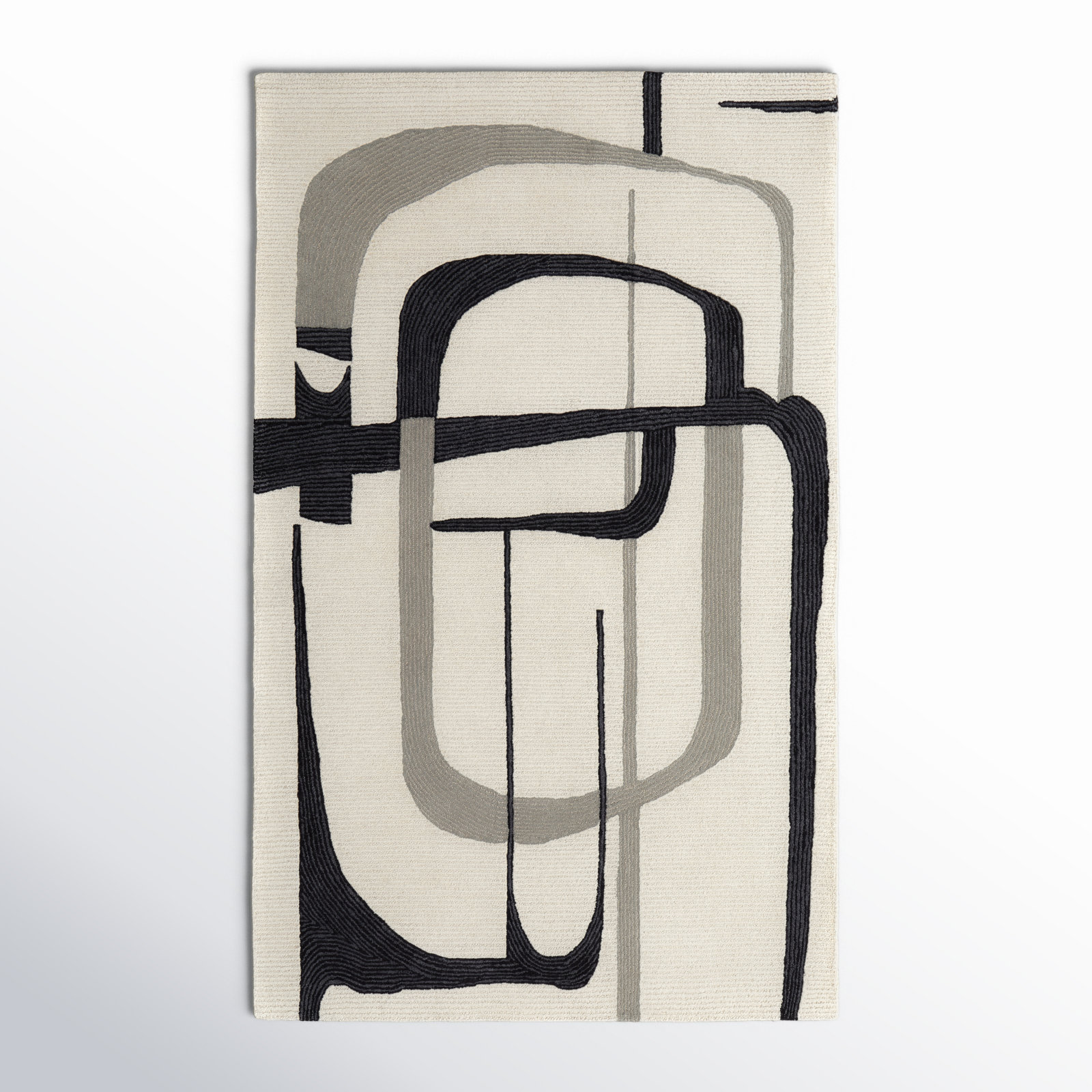 AllModern Nobu Architectural Mid-Century Modern Area Rug & Reviews ...