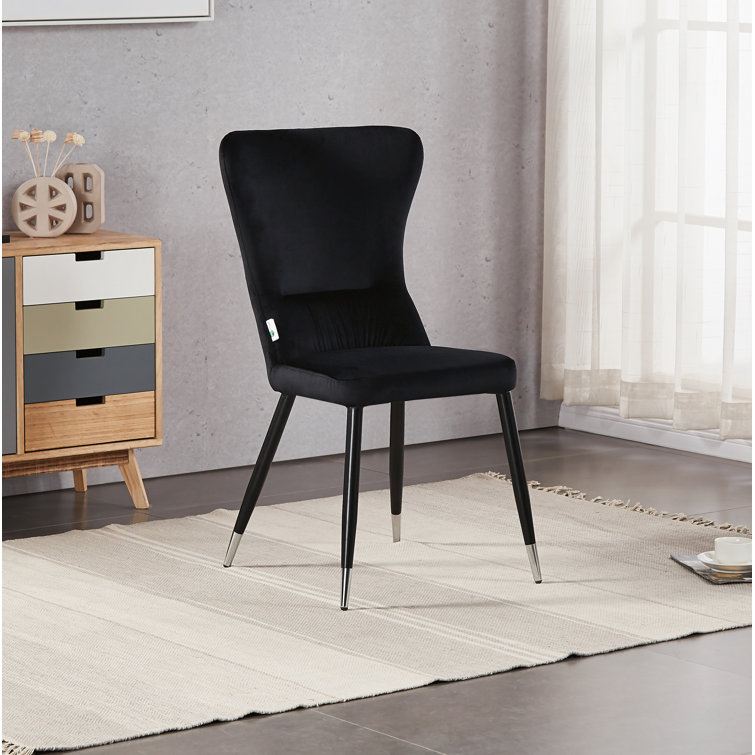 Canora Grey Single Hartshorne Upholstered Dining Chair | Fabric Side ...