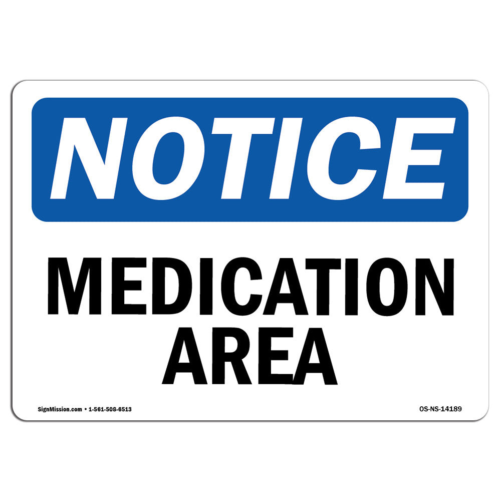 SignMission Medication Area Sign | Wayfair