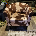 Union Rustic Notasulga Upholstered Barrel Chair & Reviews | Wayfair