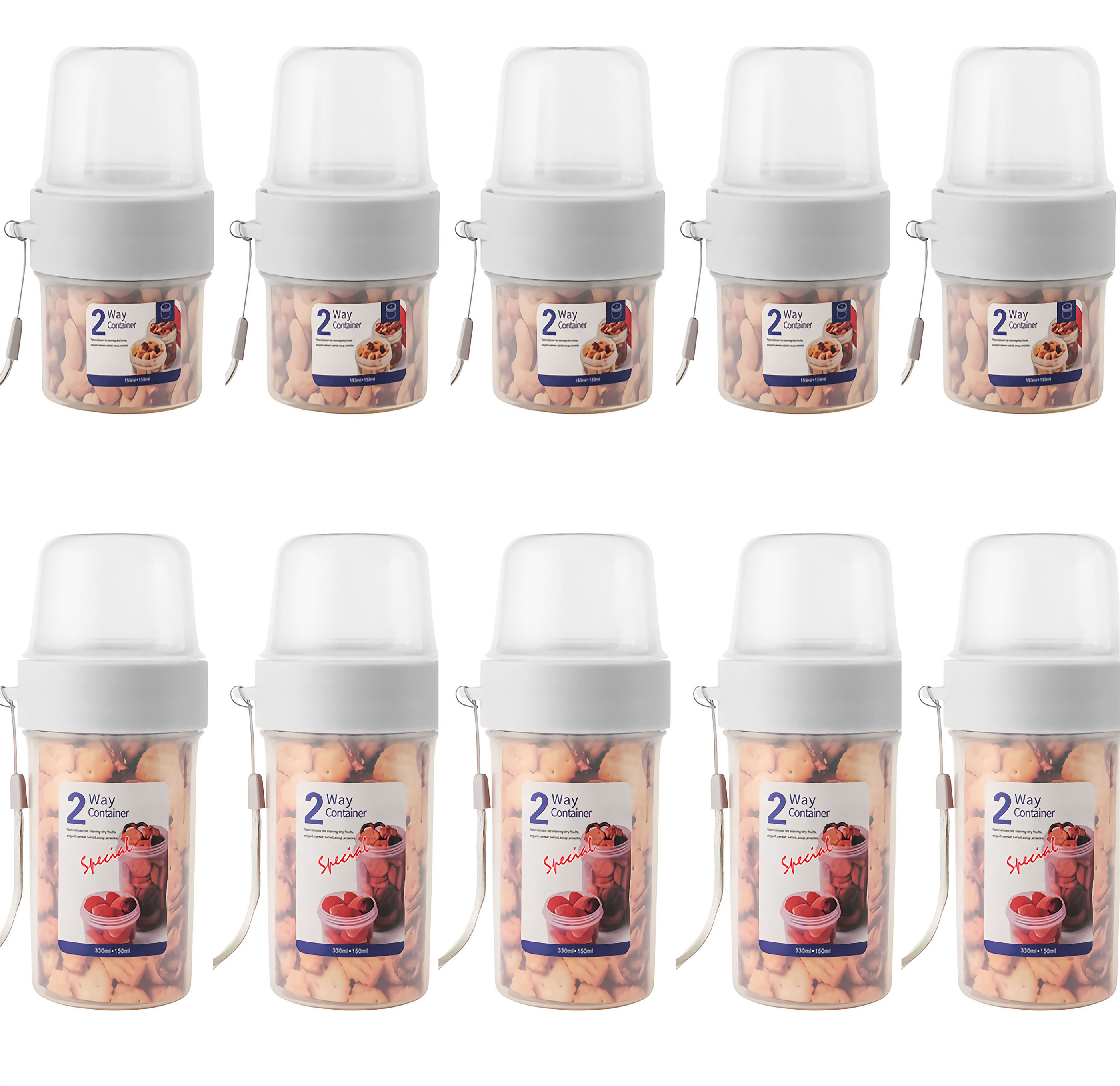 LIYONG White Round Plastic Lid | Wayfair