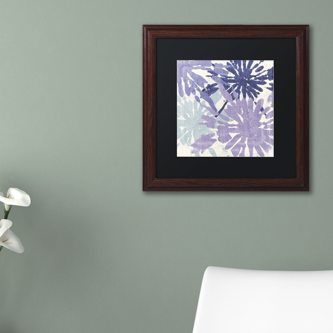Trademark Fine Art 'Blue Curry II' by Color Bakery Framed Painting ...