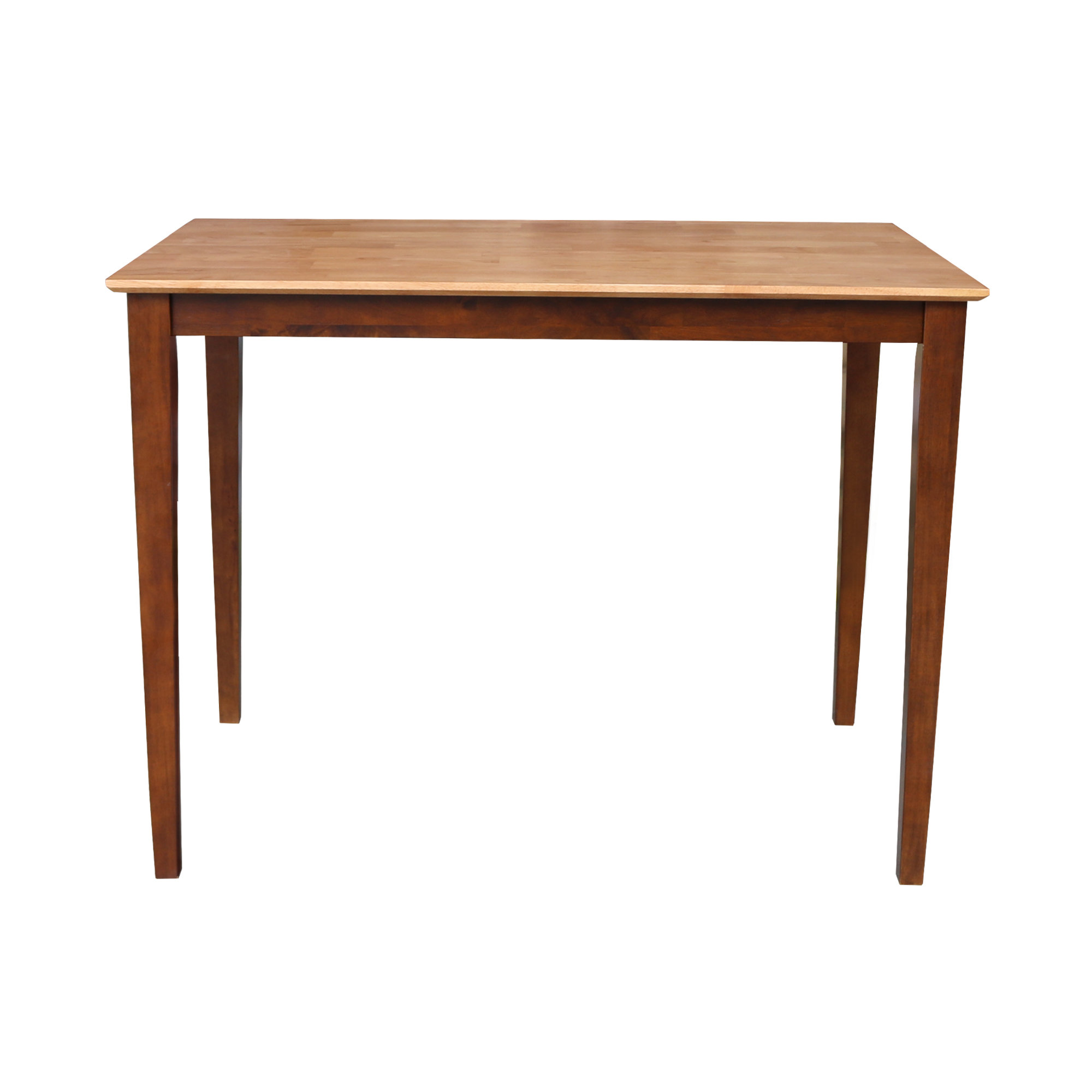 Red Barrel Studio® Lago Vista Counter Height Solid Wood Dining Table ...