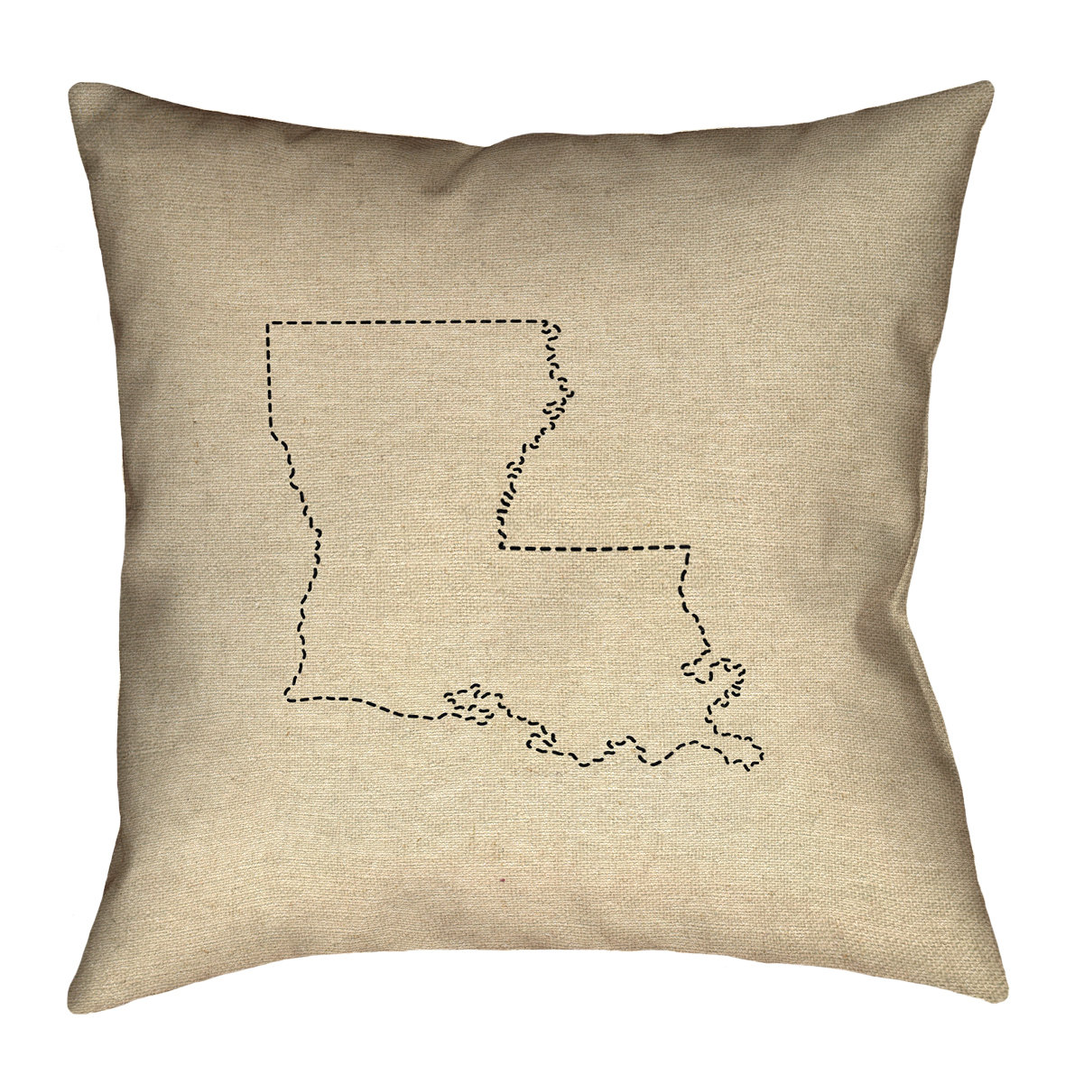 ArtVerse Katelyn Smith Louisiana Dash Outline Double Sided Print ...