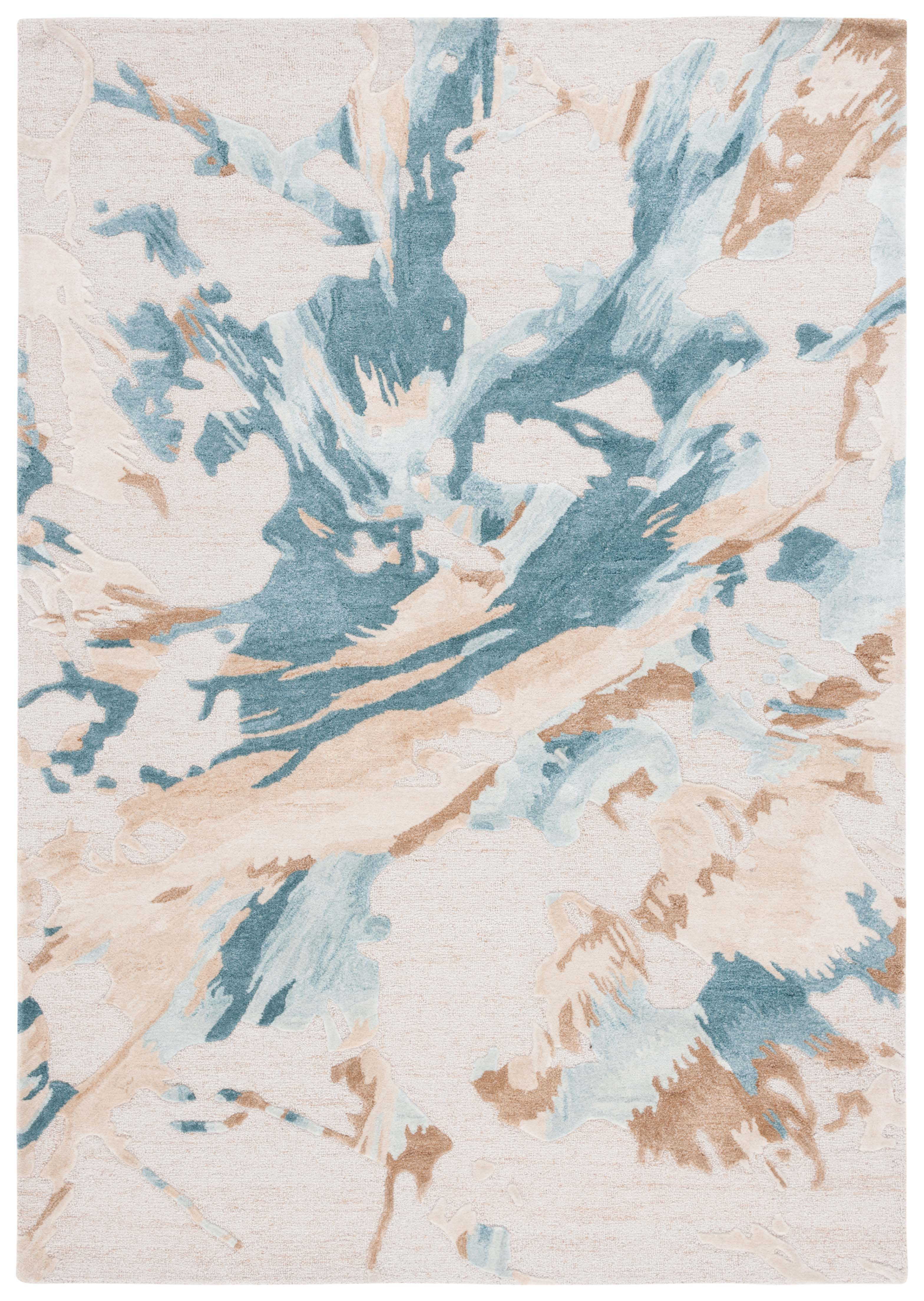 Bloomsbury Market Fifth Avenue 501 Hand Tufted Performance Abstract Rug ...