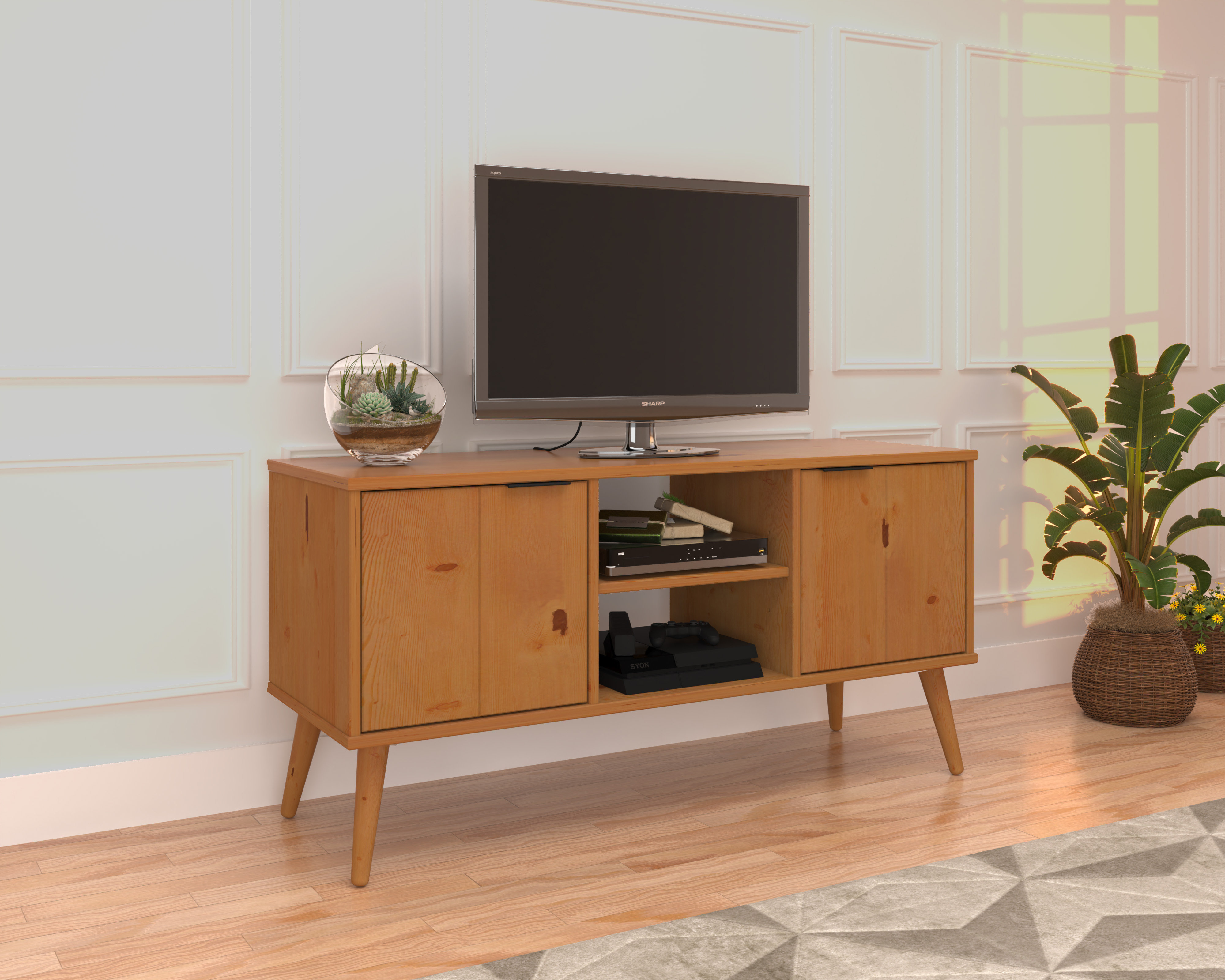 From the Tree Furniture Alice TV Stand for TVs up to 48" - Upgrade your ...