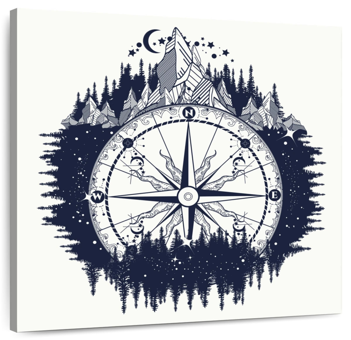 Ebern Designs Senne Mountain Forest Compass - Wayfair Canada