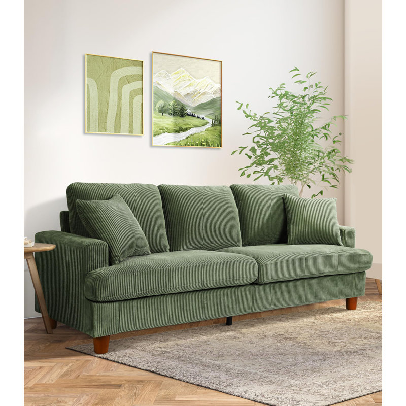 Ebern Designs Hillburn 87'' Recessed Arms Sofa & Reviews | Wayfair