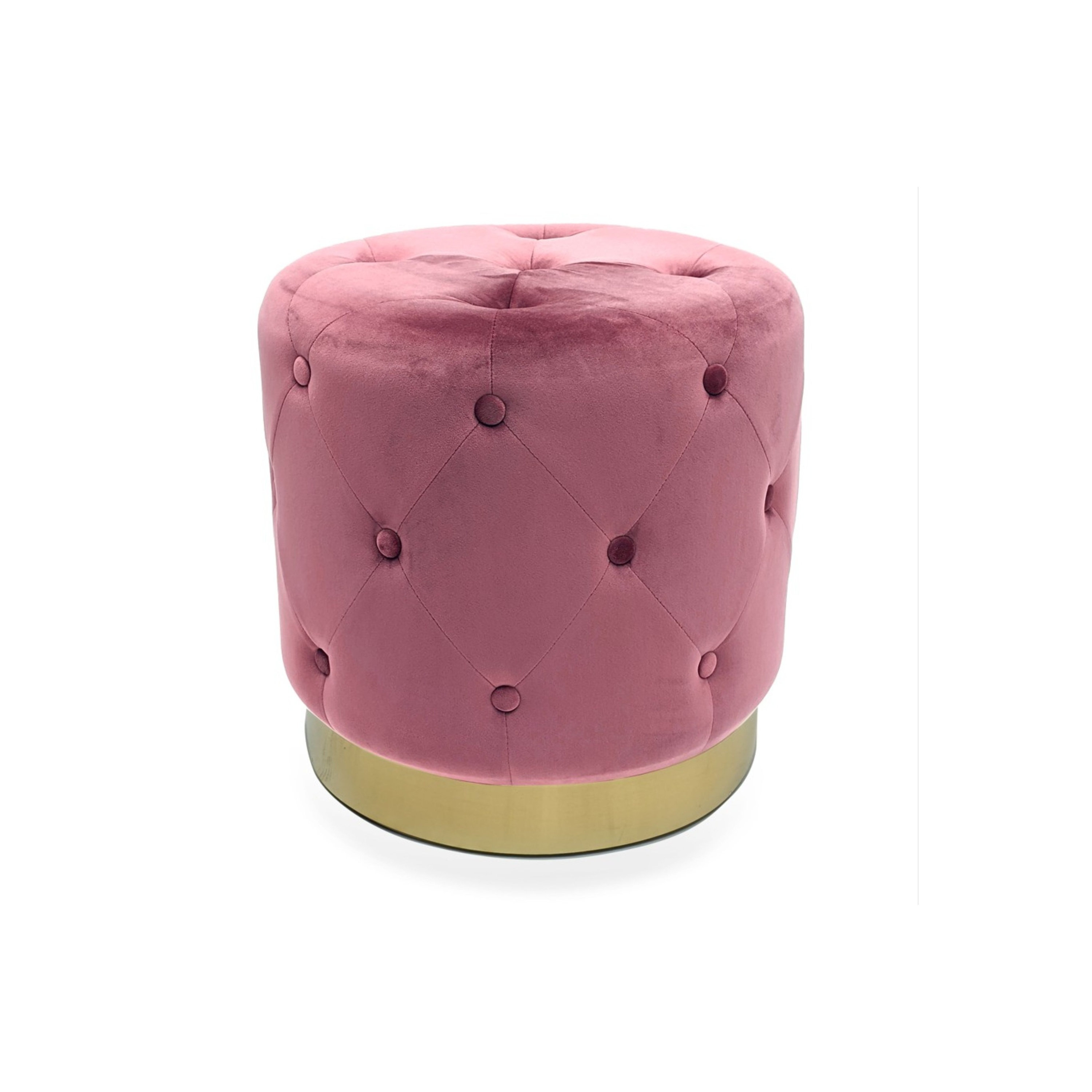 Mercer41 Mauve Rose Velvet Stool - Wayfair Canada