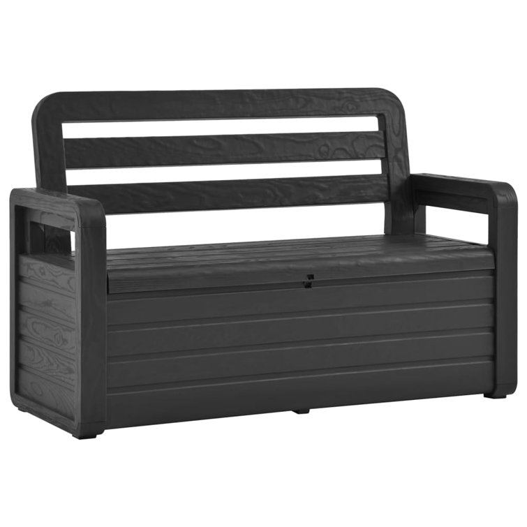 Dakota Fields Venerdi Plastic Storage Bench | Wayfair.co.uk