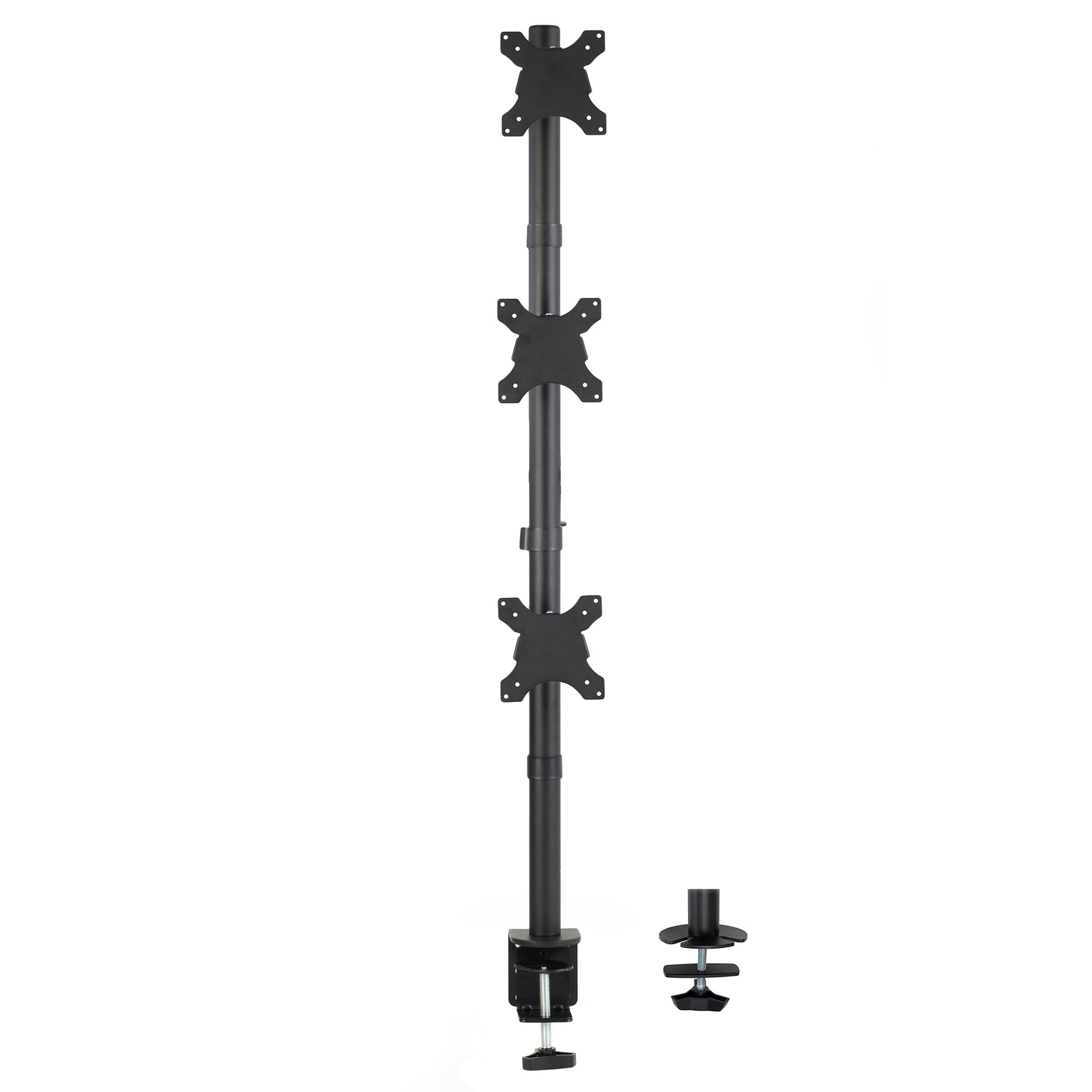 Vivo Triple Vertical Monitor Desk Mount - Wayfair Canada