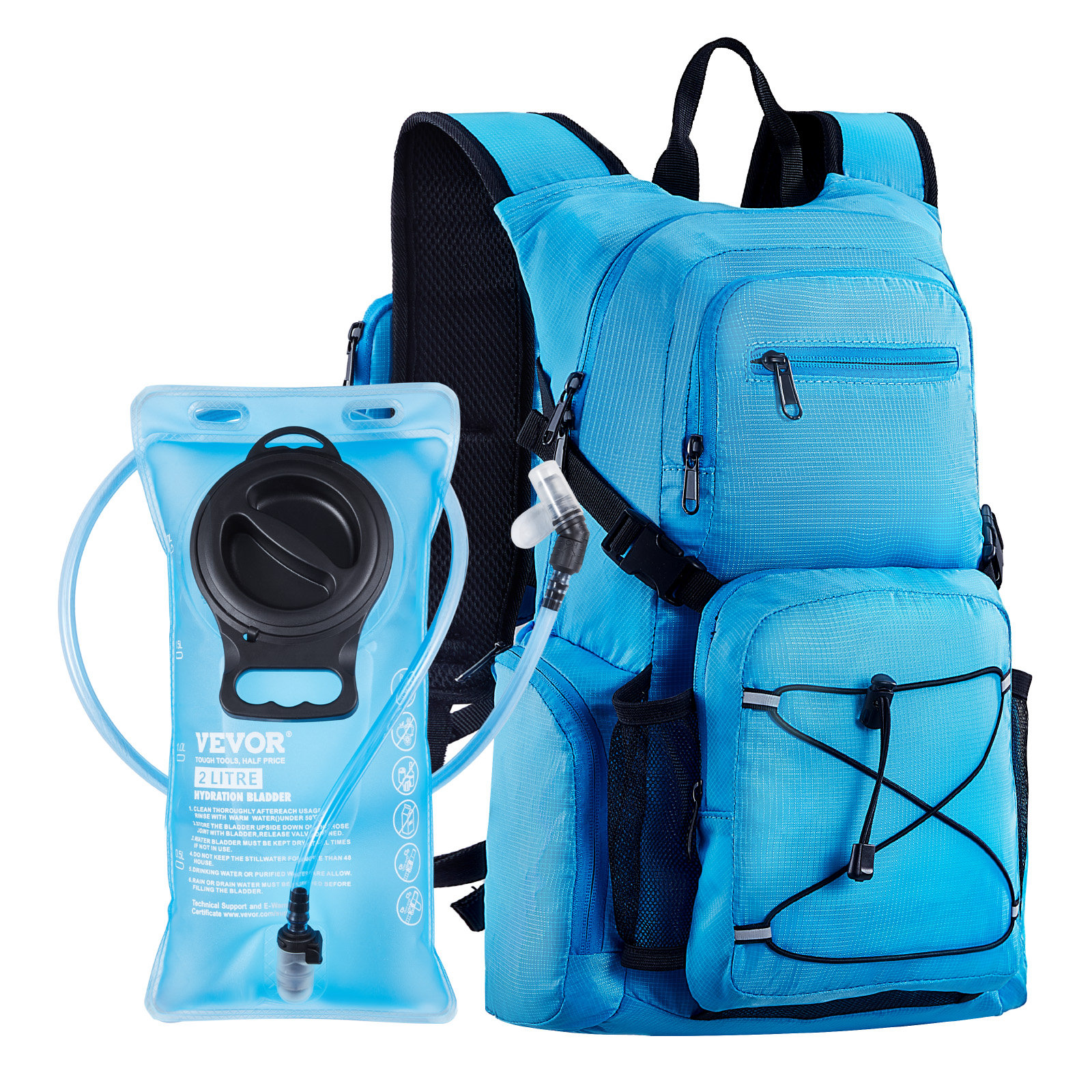 Arlmont & Co. Hydration Pack Backpack 2L TPU Water Bladder Cycling ...