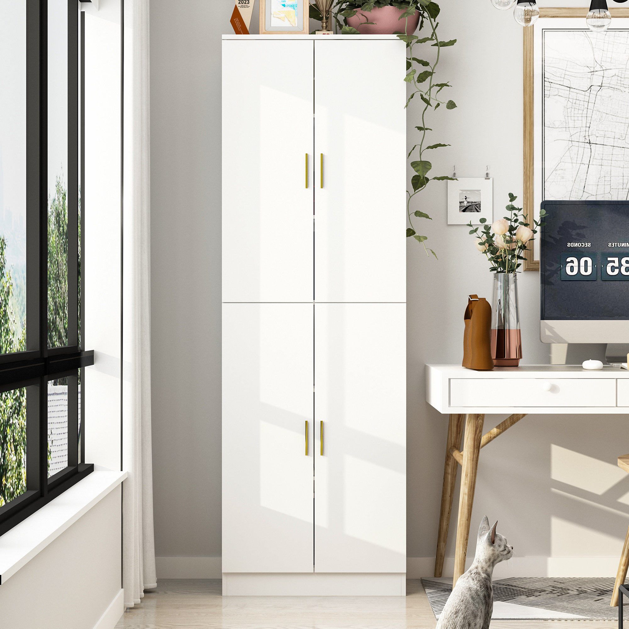 Latitude Run® 4-Door File Storage Cabinet | Wayfair