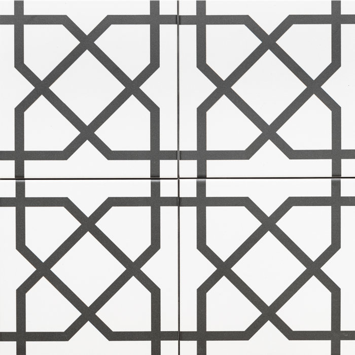 Long Island Mosaics & Tile Gatsby 6x6 Porcelain Patterned Wall & Floor ...