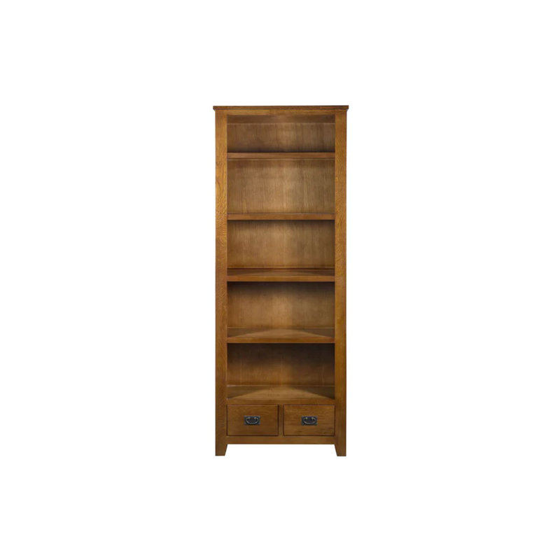 Wildon Home® Spengler 80" H x 31.5" W Solid Wood Standard Bookcase ...