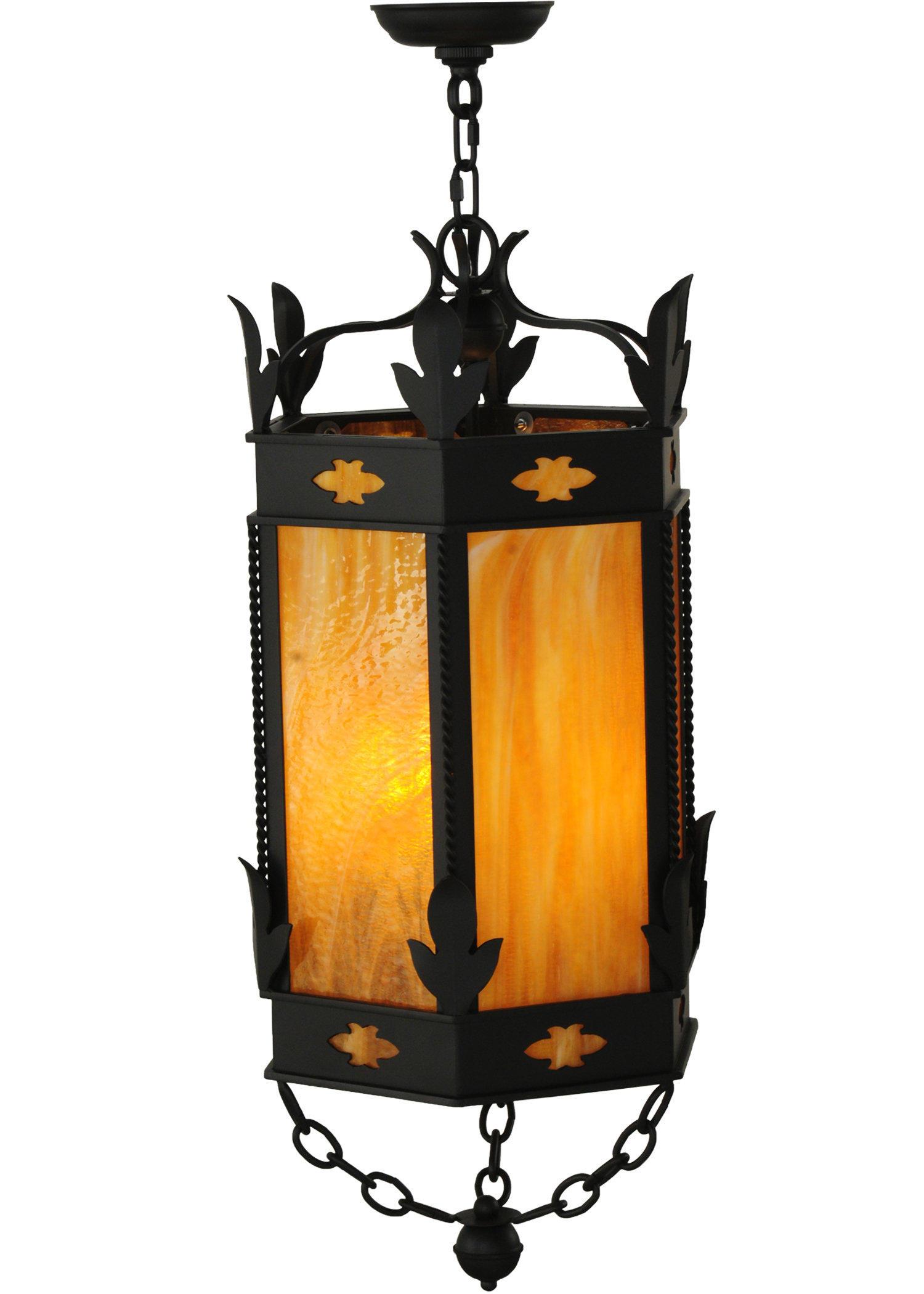 Meyda Lighting Valhalla 3 - Light Lantern Geometric Pendant | Wayfair