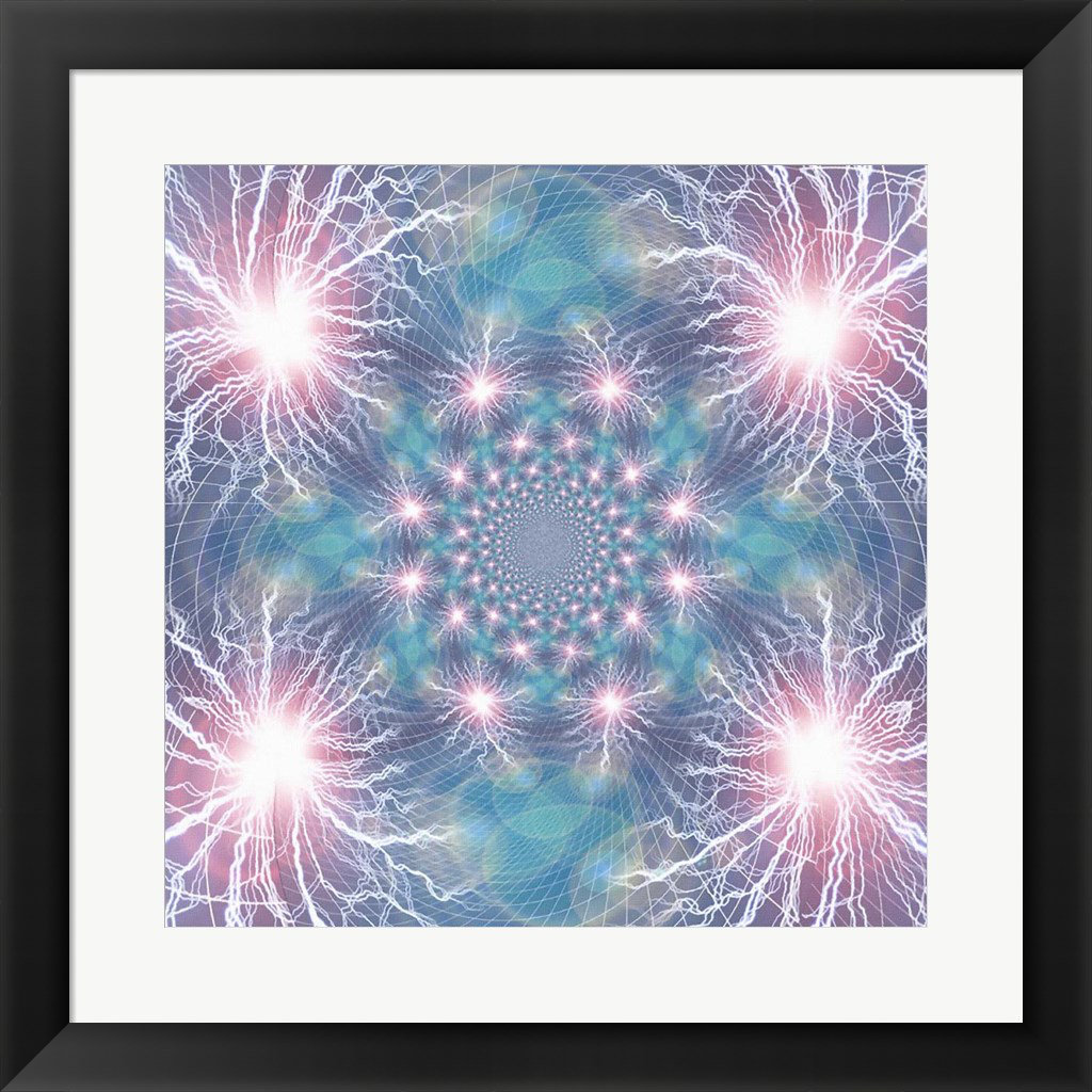 Dakota Fields Abstract Fractal Composition - Single Picture Frame ...
