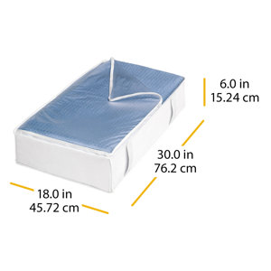 Rebrilliant Fabric Underbed Storage Bag & Reviews | Wayfair