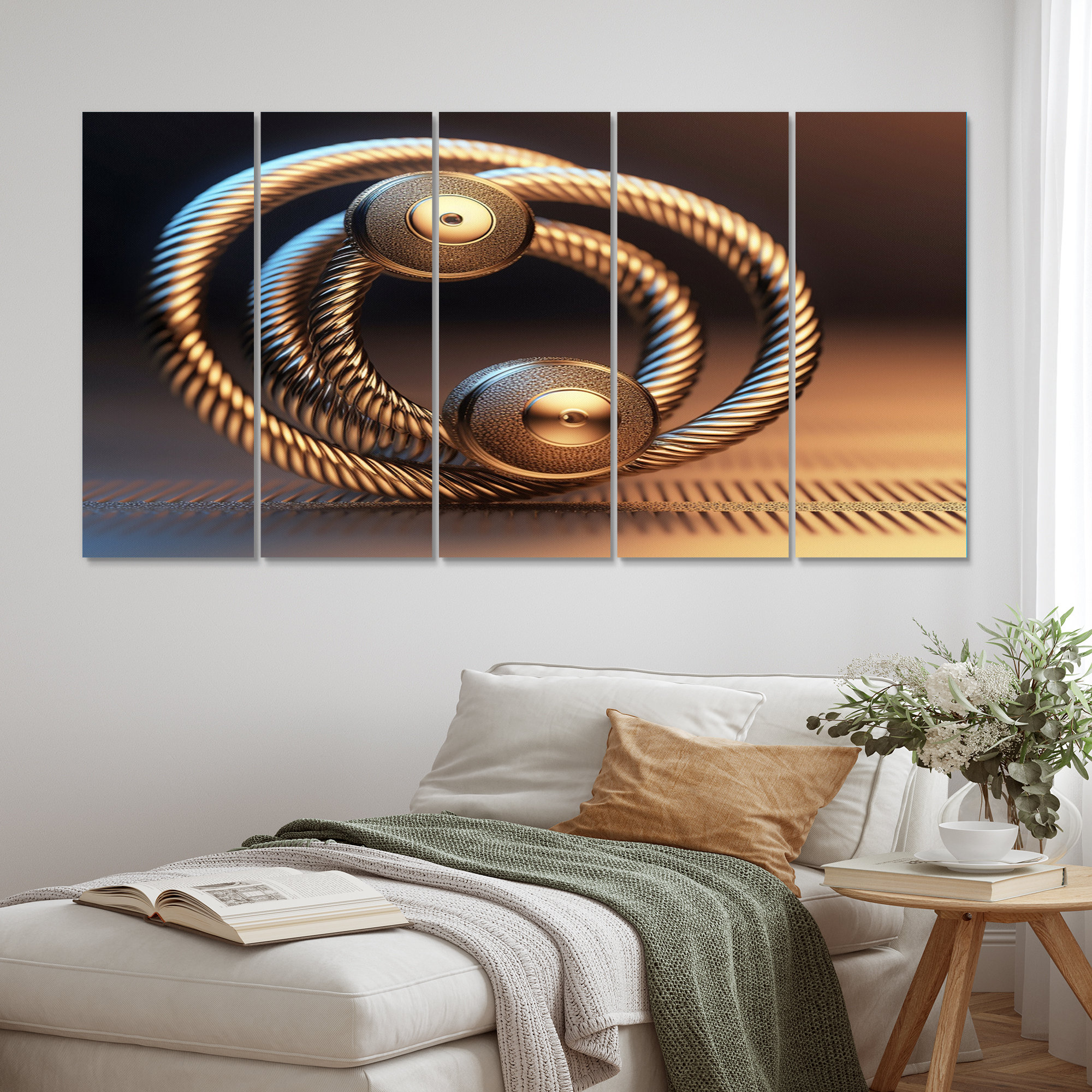 Wrought Studio Quantum Entanglement Futuristic Bliss III - Abstract ...