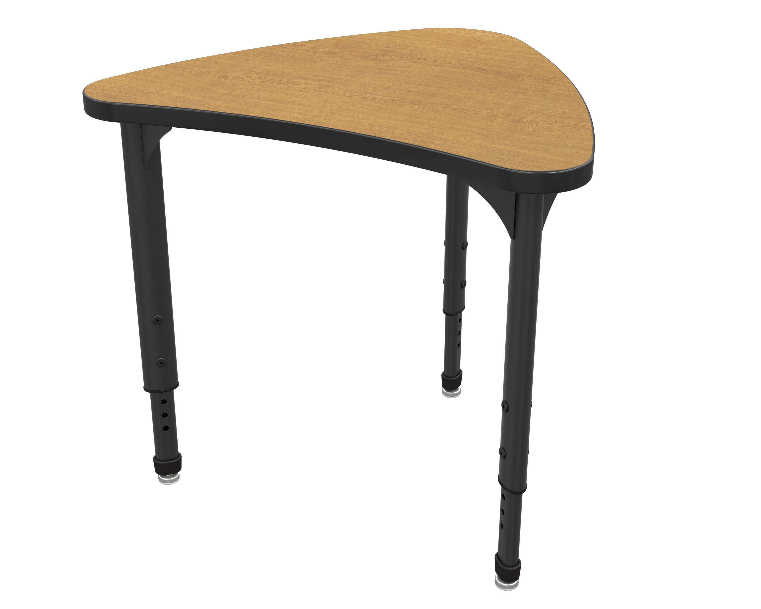 Marco Apex Series Adjustable Height Collaborative Chevron Desk ...