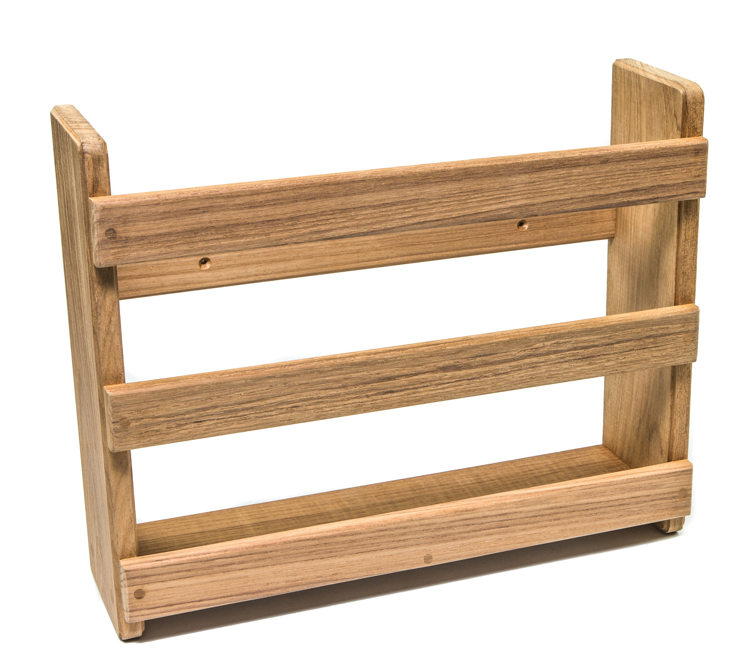 Millwood Pines Teak Magazine Rack | Wayfair