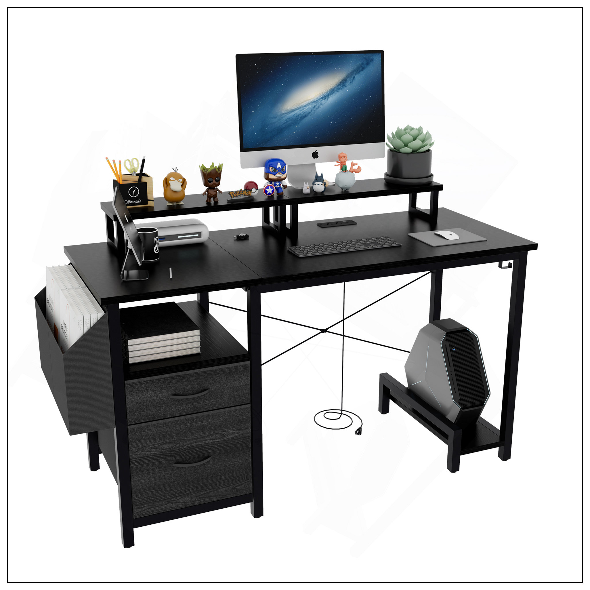 Inbox Zero Versatile Computer Desk With Advanced Features For Efficient ...