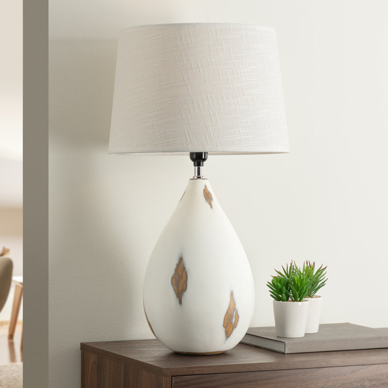 Rosecliff Heights Whitewash Resin 24 inch Table Lamp | Wayfair