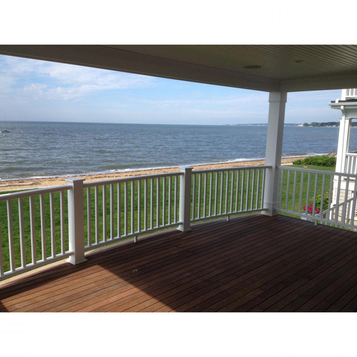 INTEX Providence Three Line Level Rail Kit White Porch And Stair ...