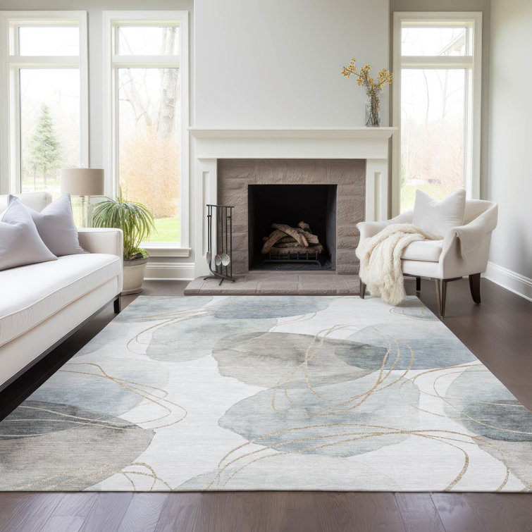 Langley Street Alfonzo Washable Abstract Indoor / Outdoor Rug & Reviews ...