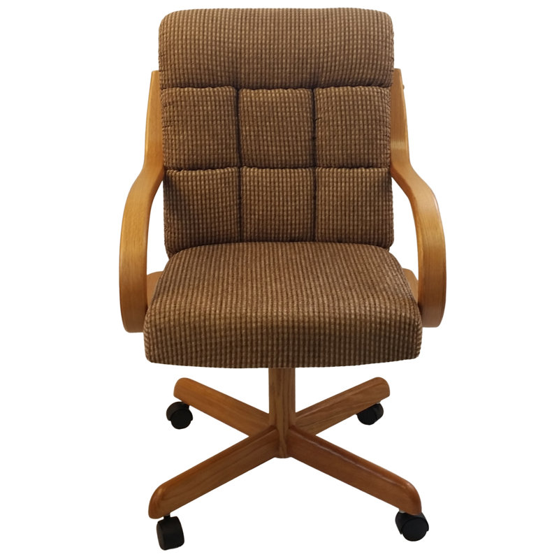 Caster Chair Company Northborough Swivel & Tilt Caster Dining Arm Chair ...