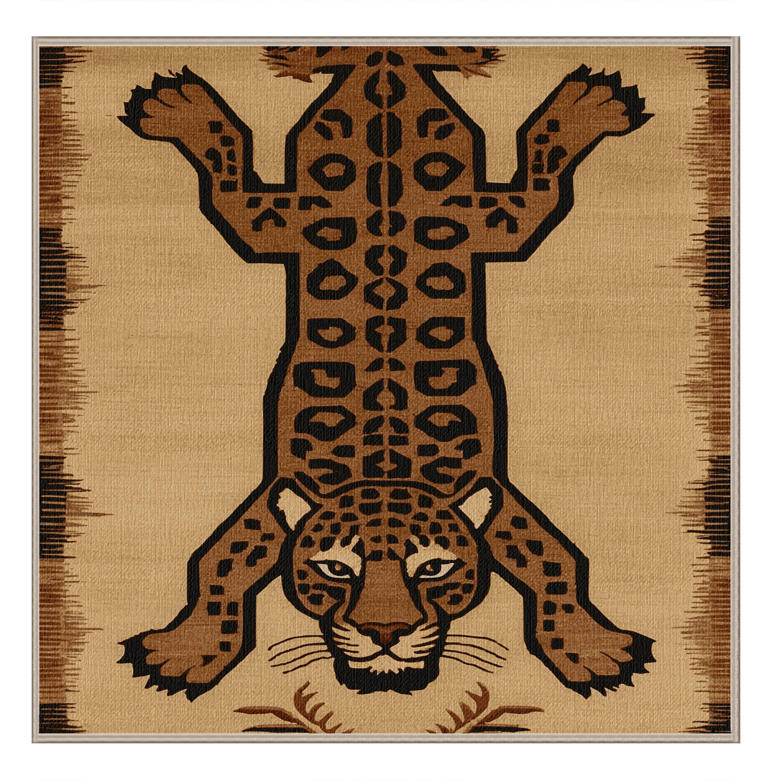 Dakota Fields Washable Central American Jaguar Big Cats Area Rug | Wayfair