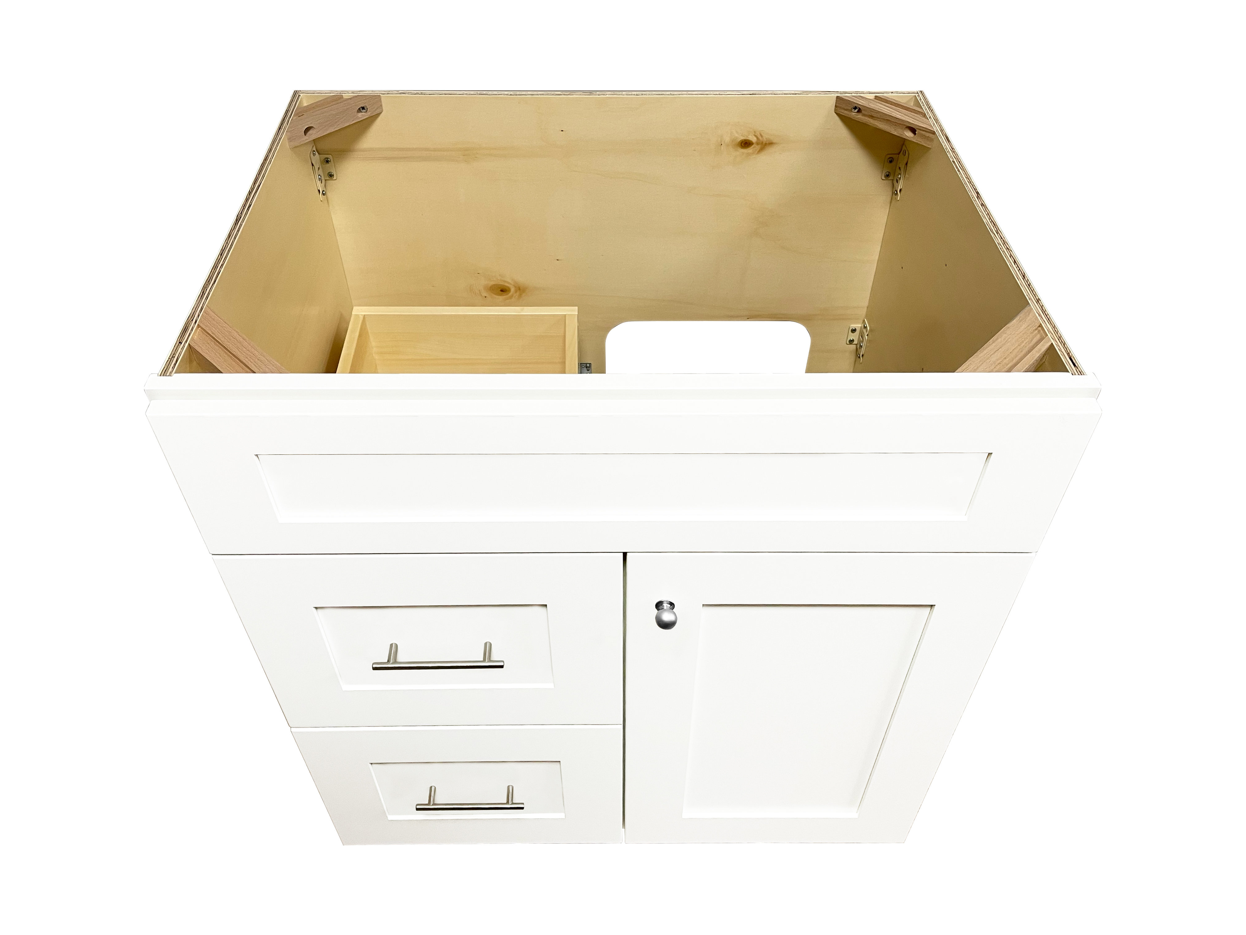 DISAR Disar 30'' Bathroom Vanity With Left Drawer Base Only & Reviews ...